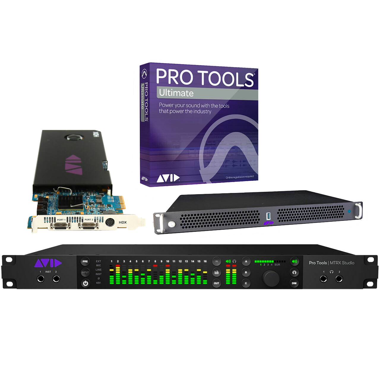 PRO TOOLS HDX TB 3 MTRX STUDIO SYS RACK